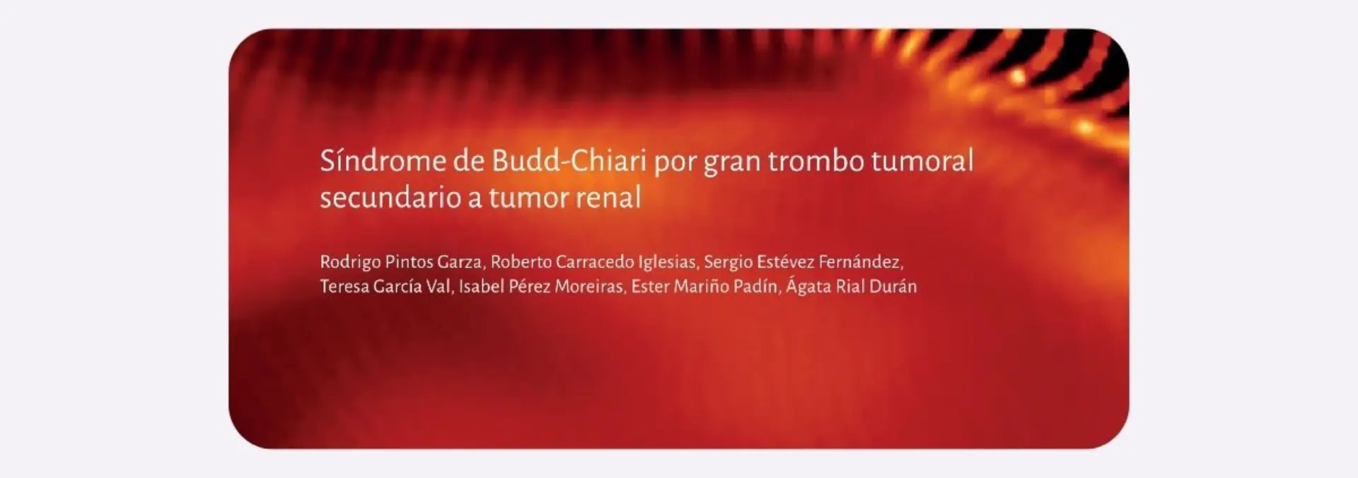 Síndrome de Budd-Chiari