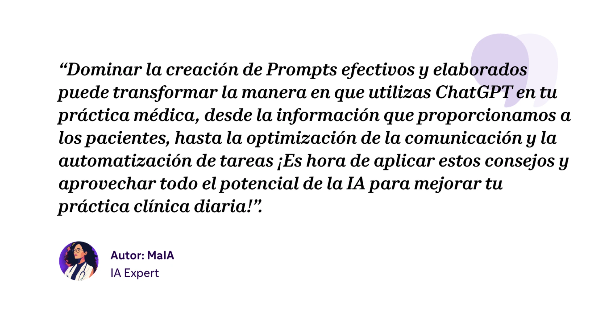 Guía para crear prompts médicos efectivos con ChatGPT