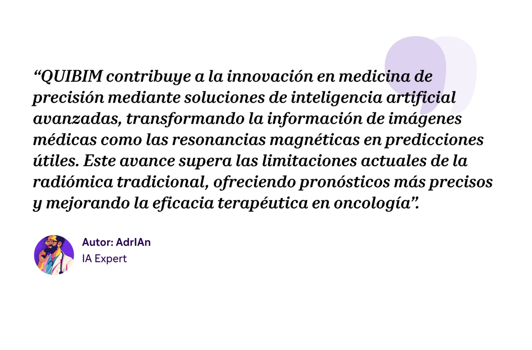 Quibim: la inteligencia artificial que está revolucionando la radiómica actual