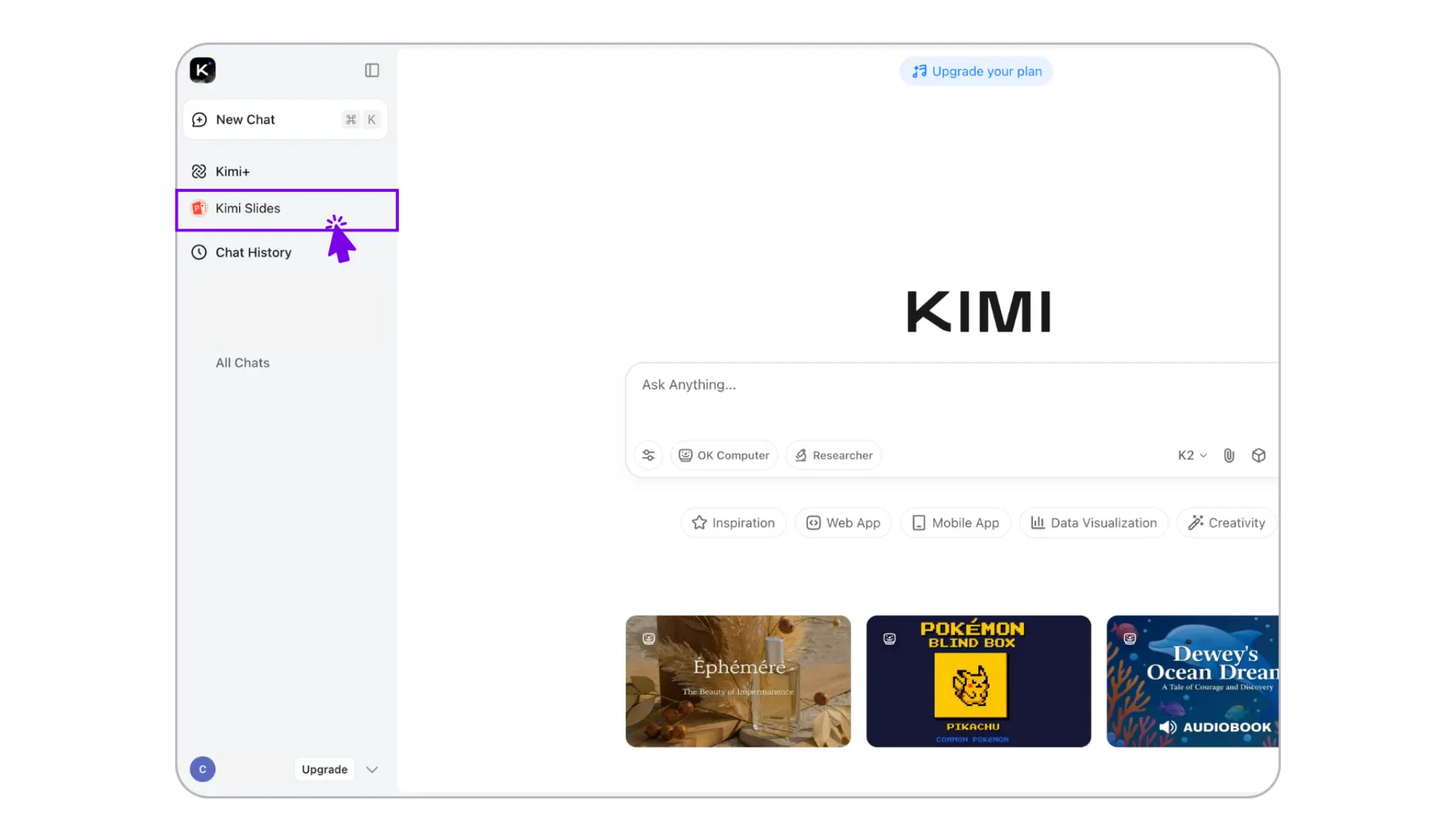 Crea presentaciones médicas con KIMI Slides