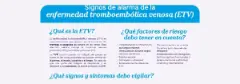 Signos de alarma Trombosis venosa profunda