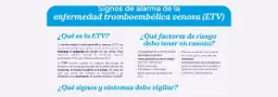 Signos de alarma Trombosis venosa profunda