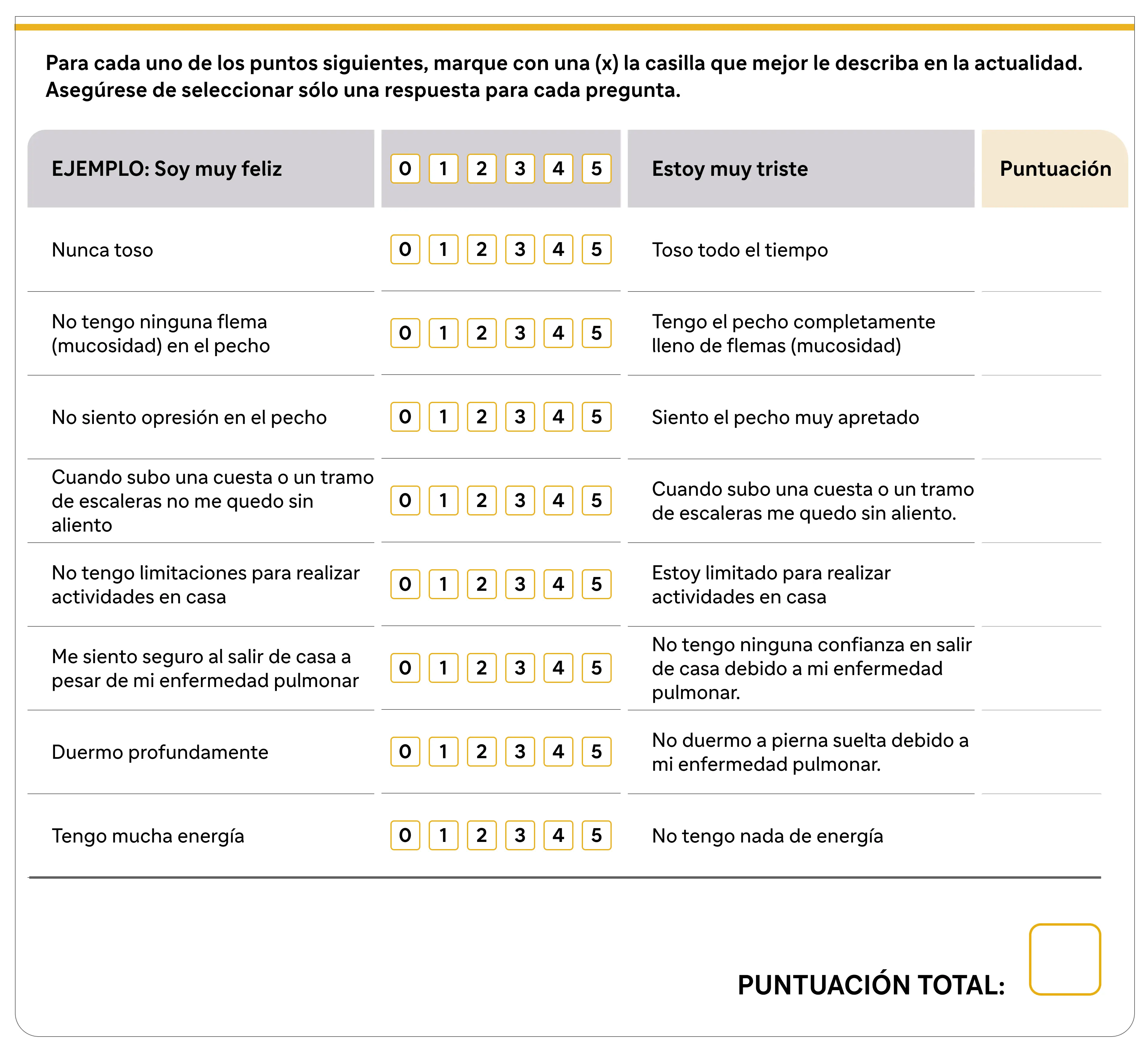 Herramientas para evaluar el tratamiento EPOC