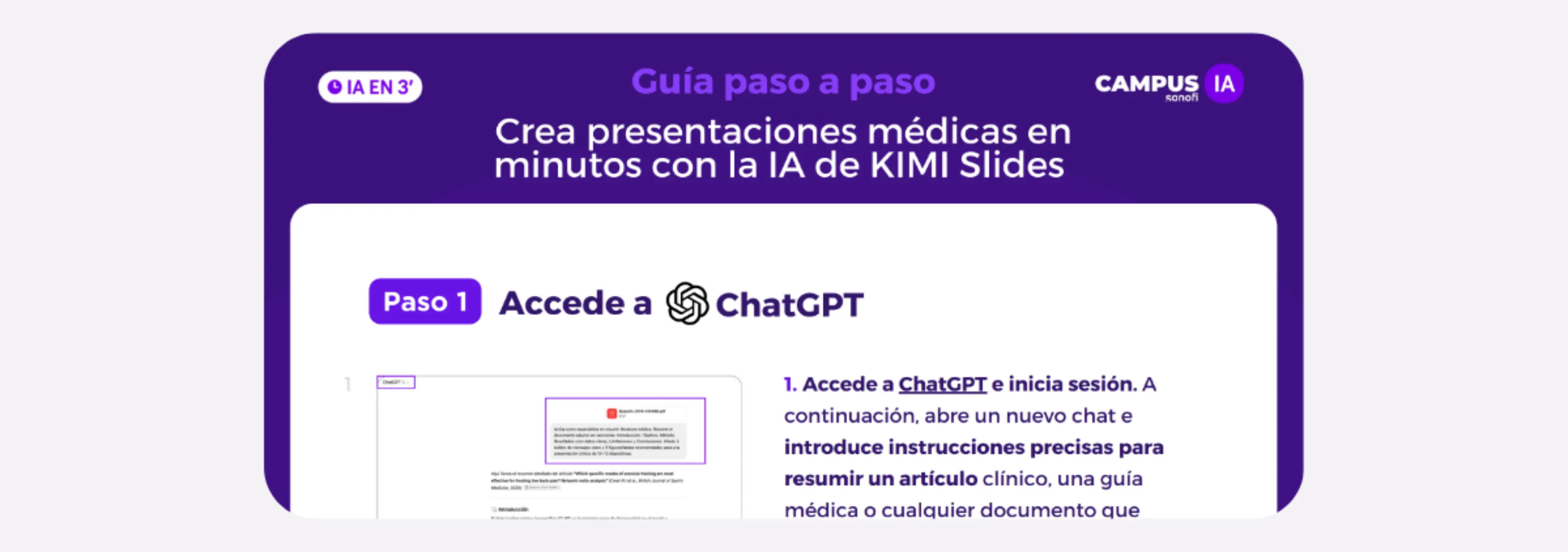 Crea presentaciones médicas con KIMI Slides