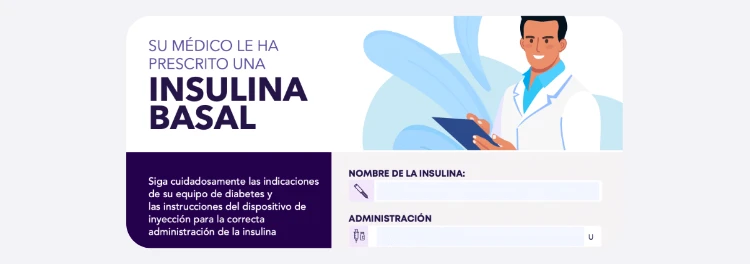 Instrucciones de ajuste de dosis de insulina basal